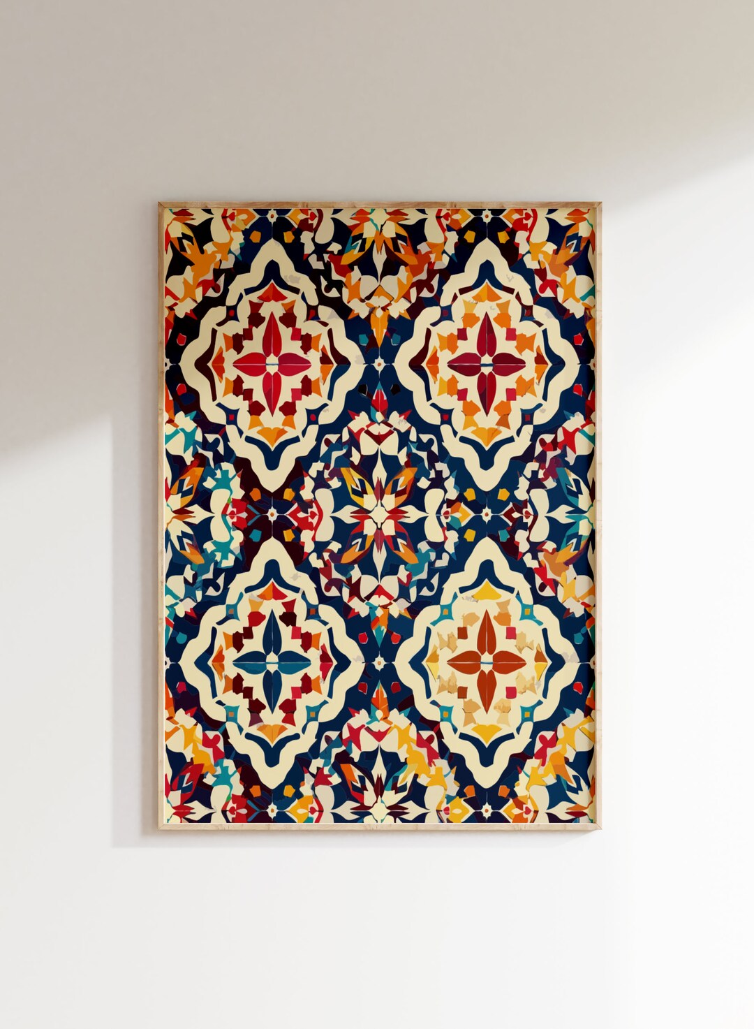 Traditional Islamic Pattern Print, Islamic Geometric Artwork, Islamic ...