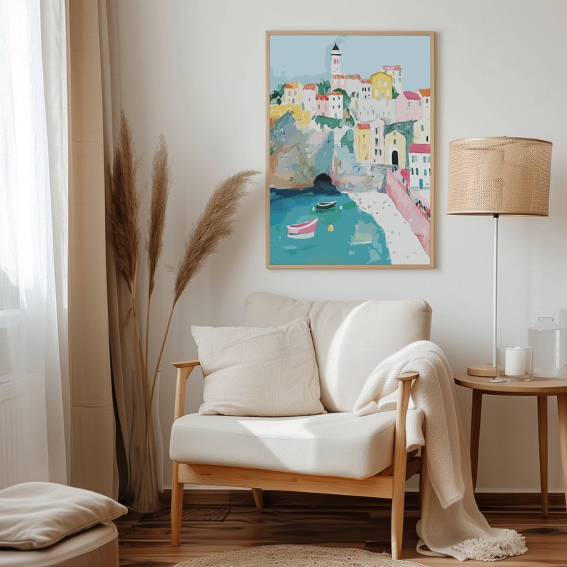 La Rochelle Art Print, French Coastal Wall Decor, Charente-maritime ...