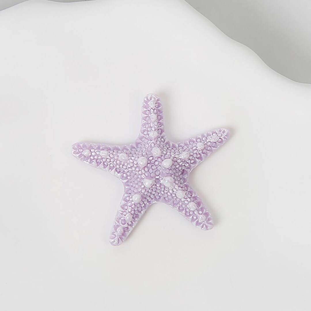 Cute Silver Starfish Aqua-life Shoe Charms Croc Pins Shoe Accessories ...