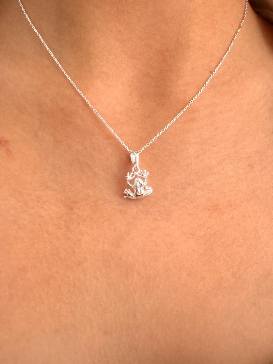 Frog Necklace 14k Gold Plated Frog Paddock Pendant Forrest Lover Gifts ...