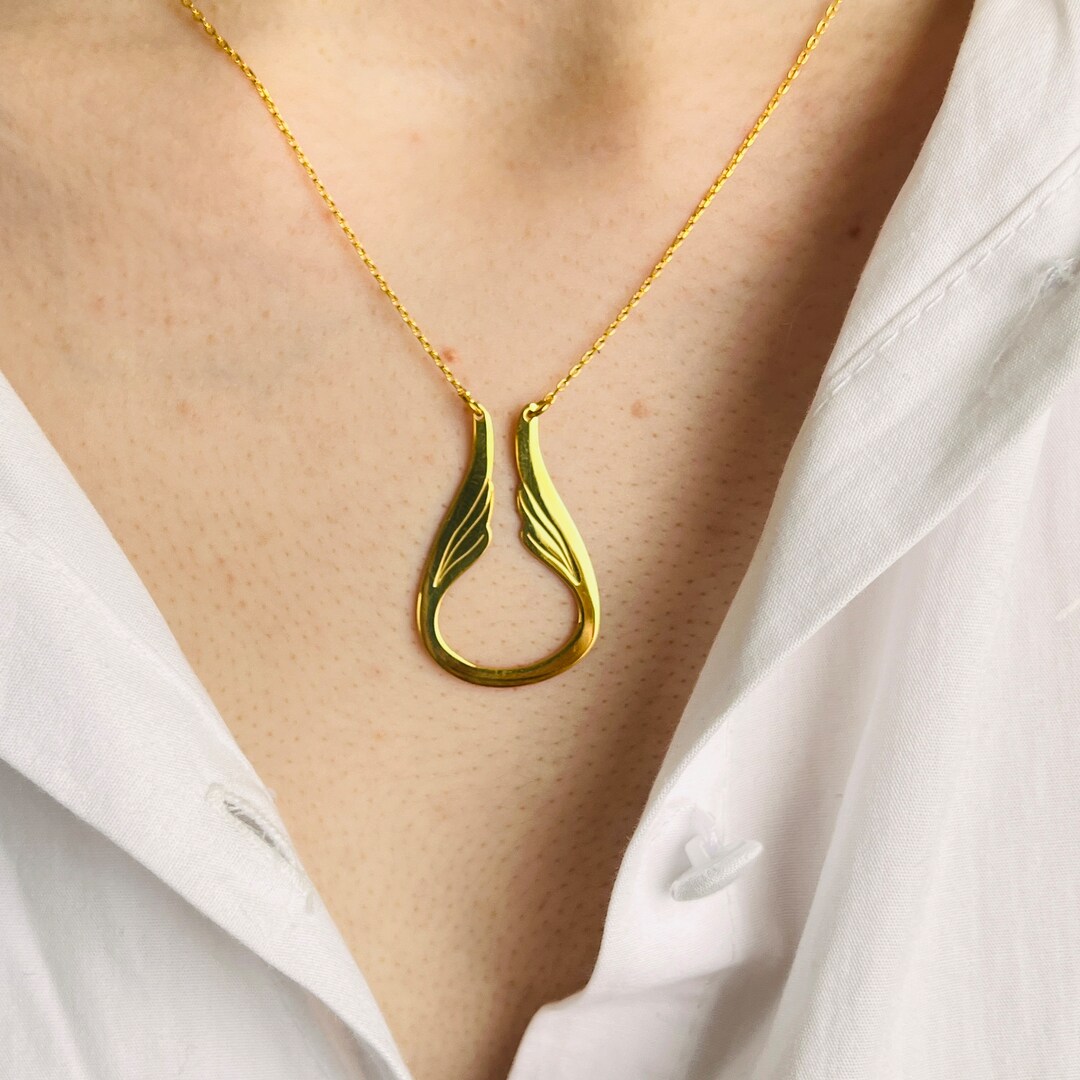 Dainty Ring Holder Necklace Personalized Ring Keeper Necklace Souvenir ...