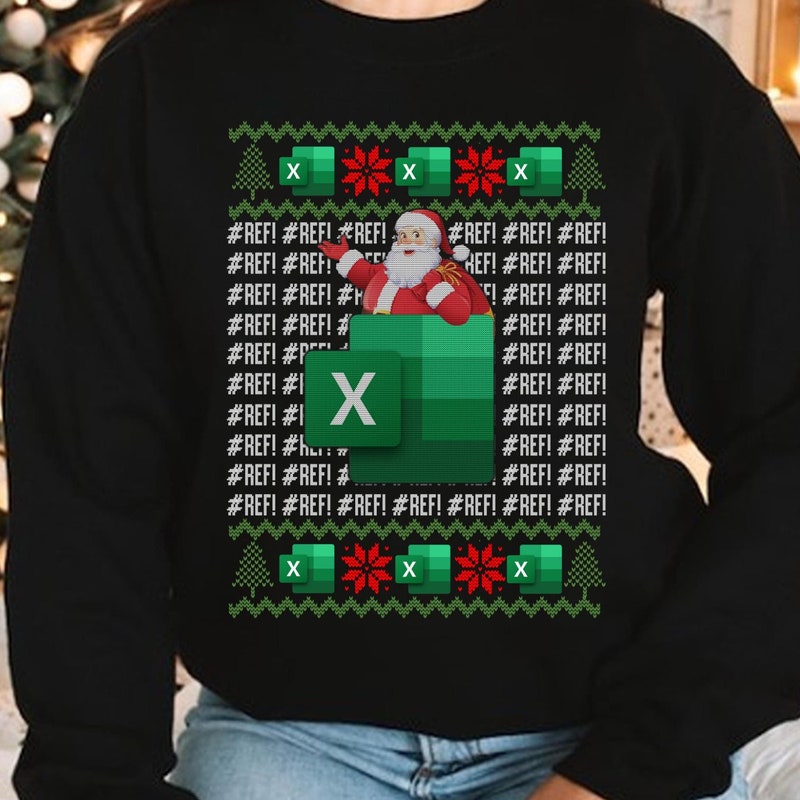 Excel Sheet Ugly Christmas Sweater - Etsy