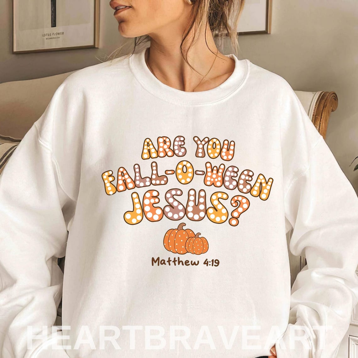 Fall Christian Sweater, Are You Falloween Jesus Matthew 4:19 Hoodie ...