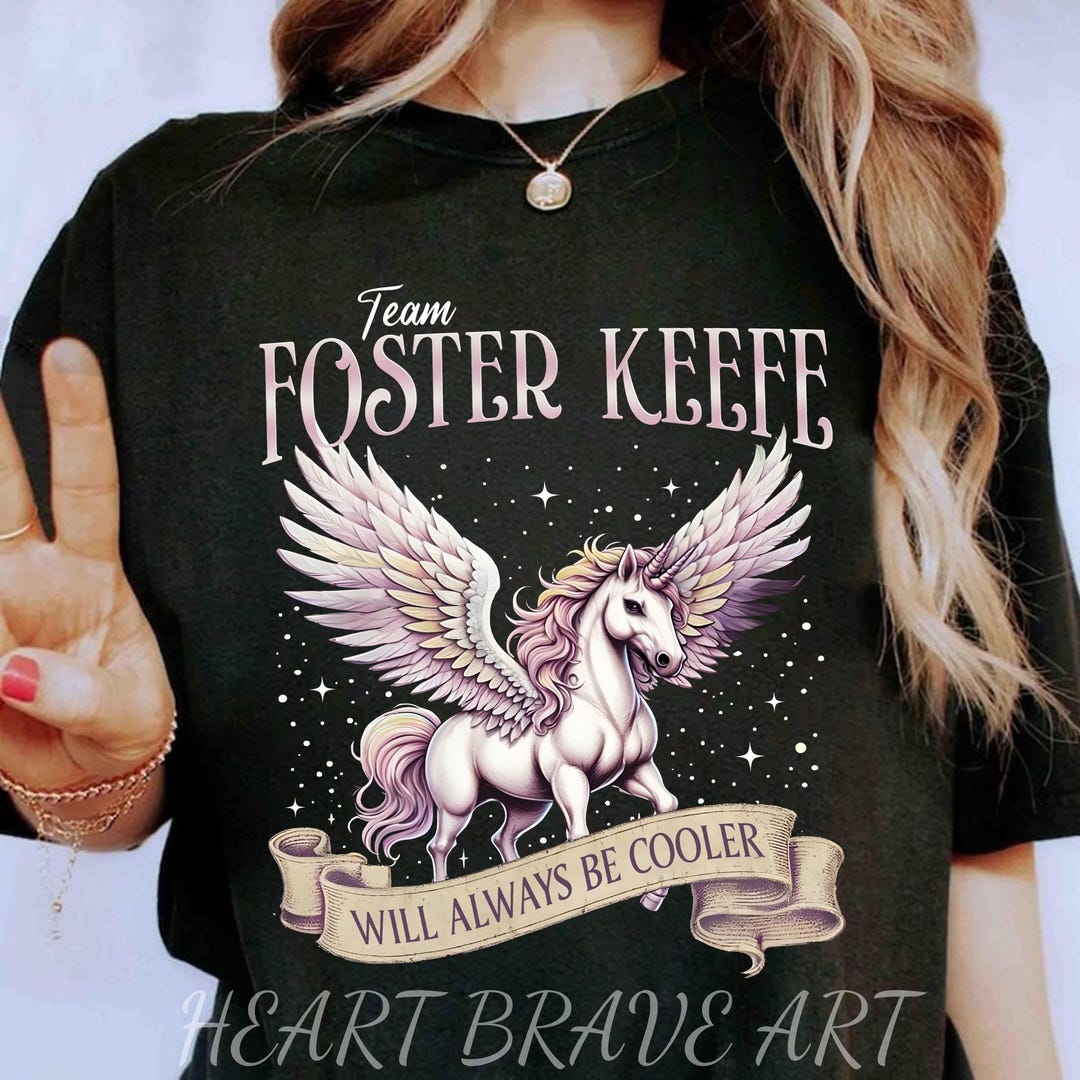 Team Foster Keefe Shirt, Keeper of the Lost Cities Tee, Kotlc Merch ...