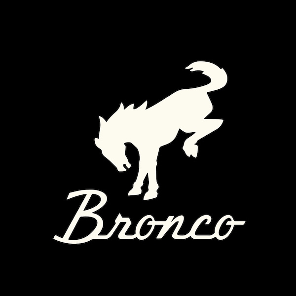 Ford Bronco Logo Svg - Etsy