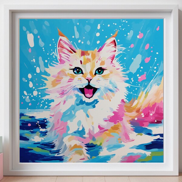 Turkish Angora Cat - Etsy