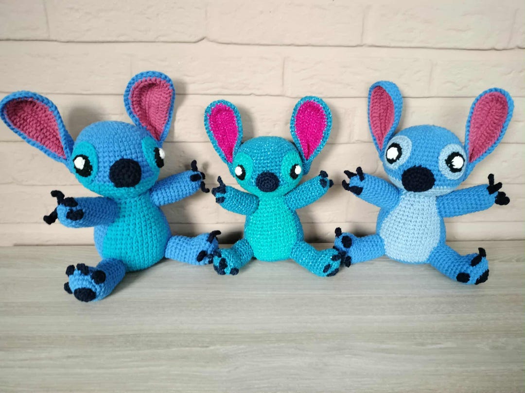 Blue Alien Plush Toy | Handmade Crochet Doll | Cute Space Creature ...