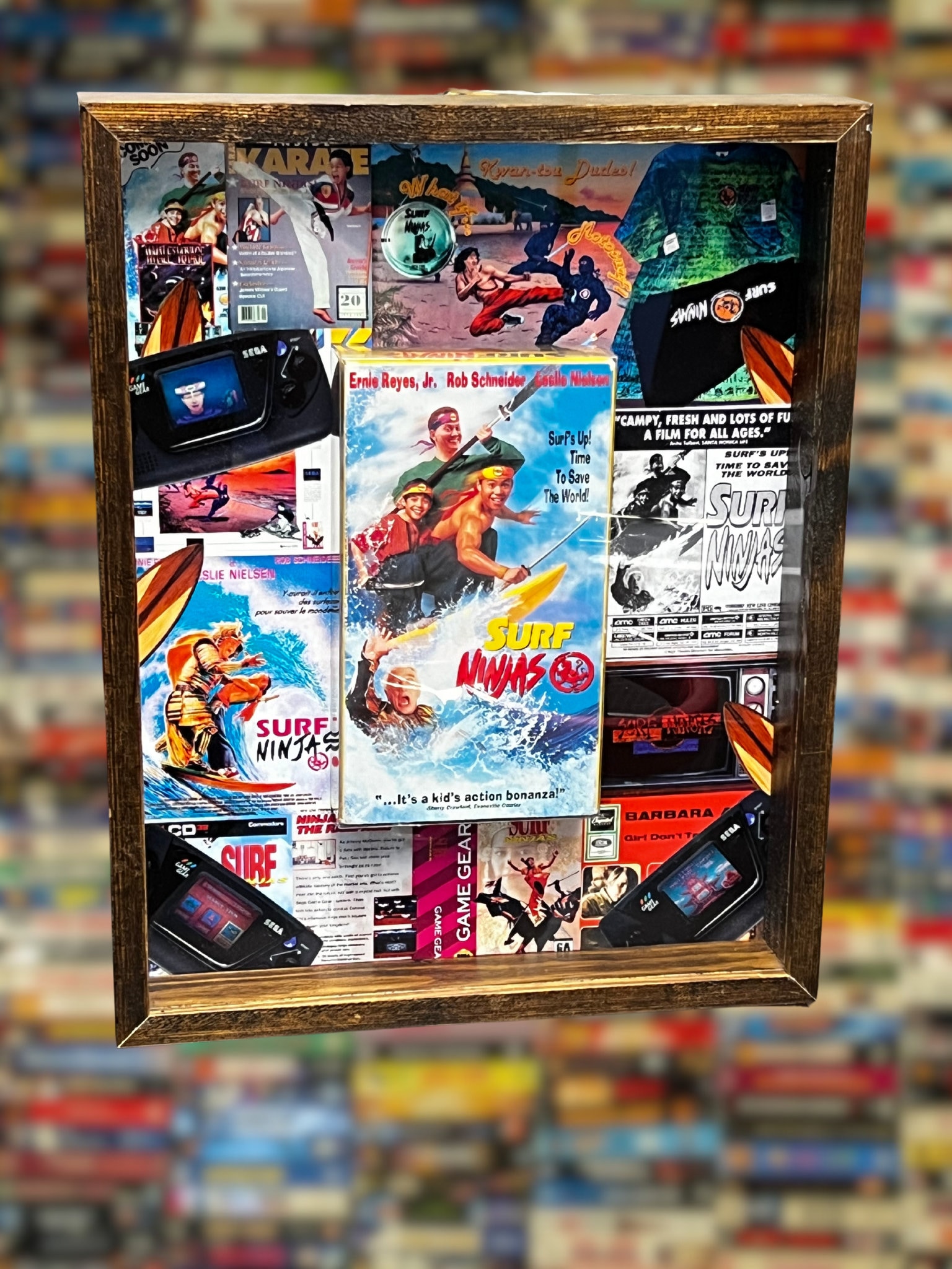 Surf Ninjas VHS Shadow Box - Etsy