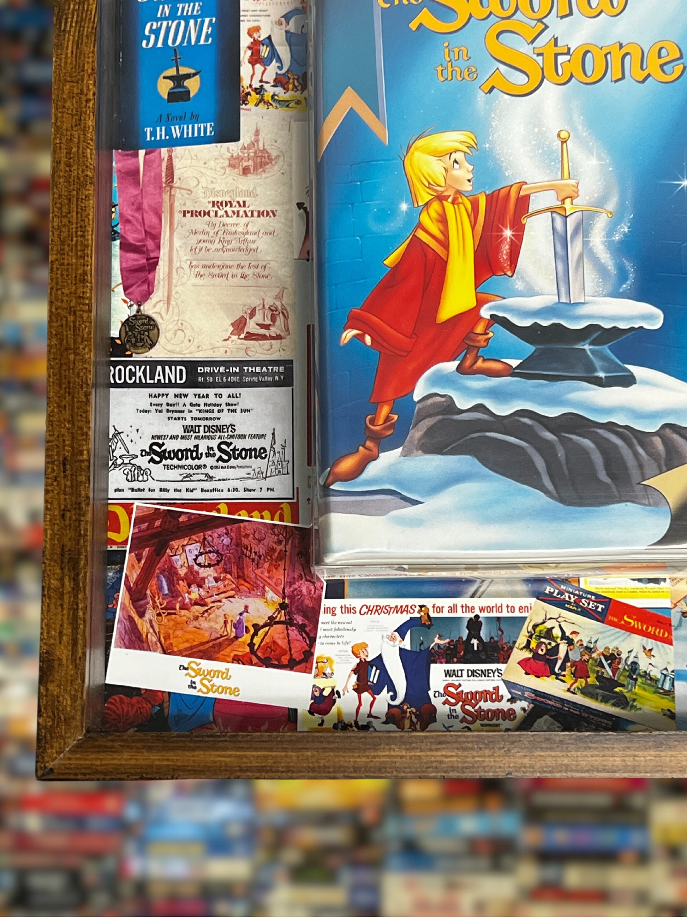 Sword in the Stone VHS Shadow Box - Etsy