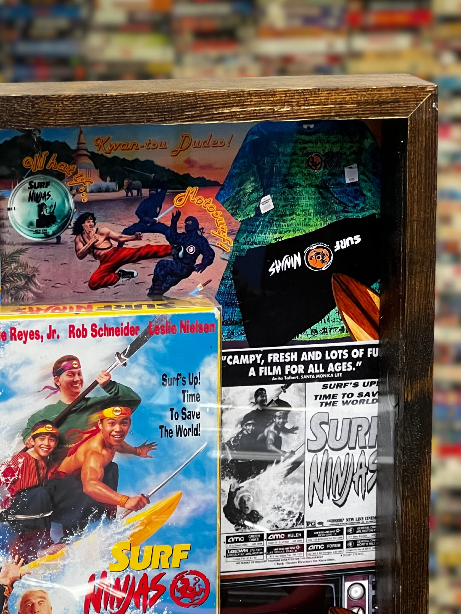 Surf Ninjas VHS Shadow Box - Etsy