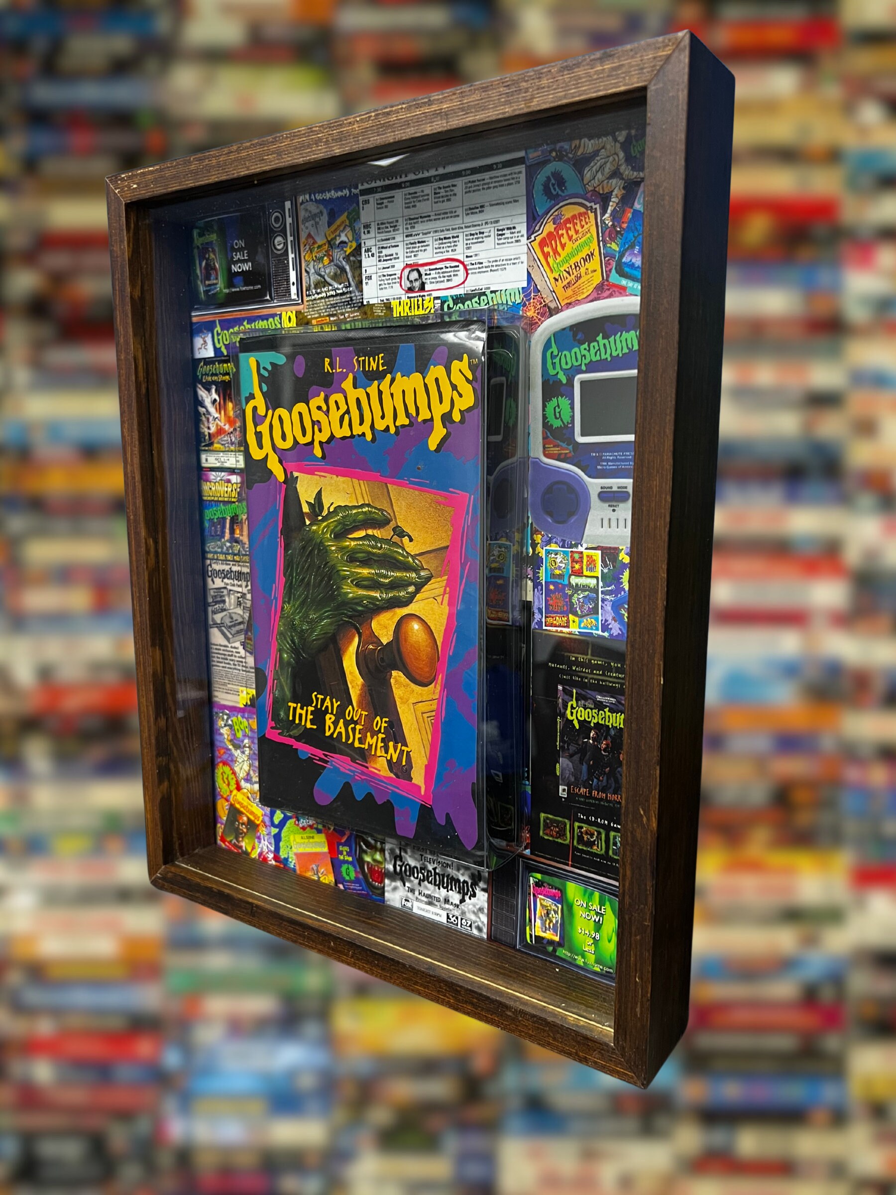 Goosebumps: Stay Out of the Basement VHS Shadow Box - Etsy