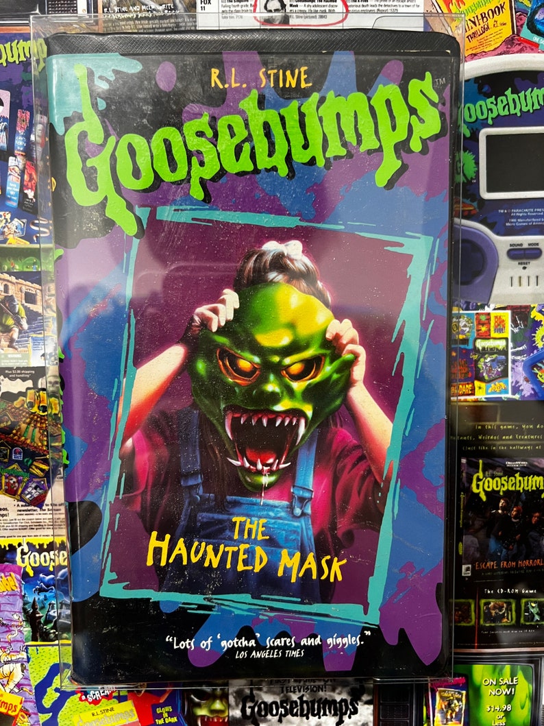 Goosebumps: the Haunted Mask VHS Shadow Box - Etsy