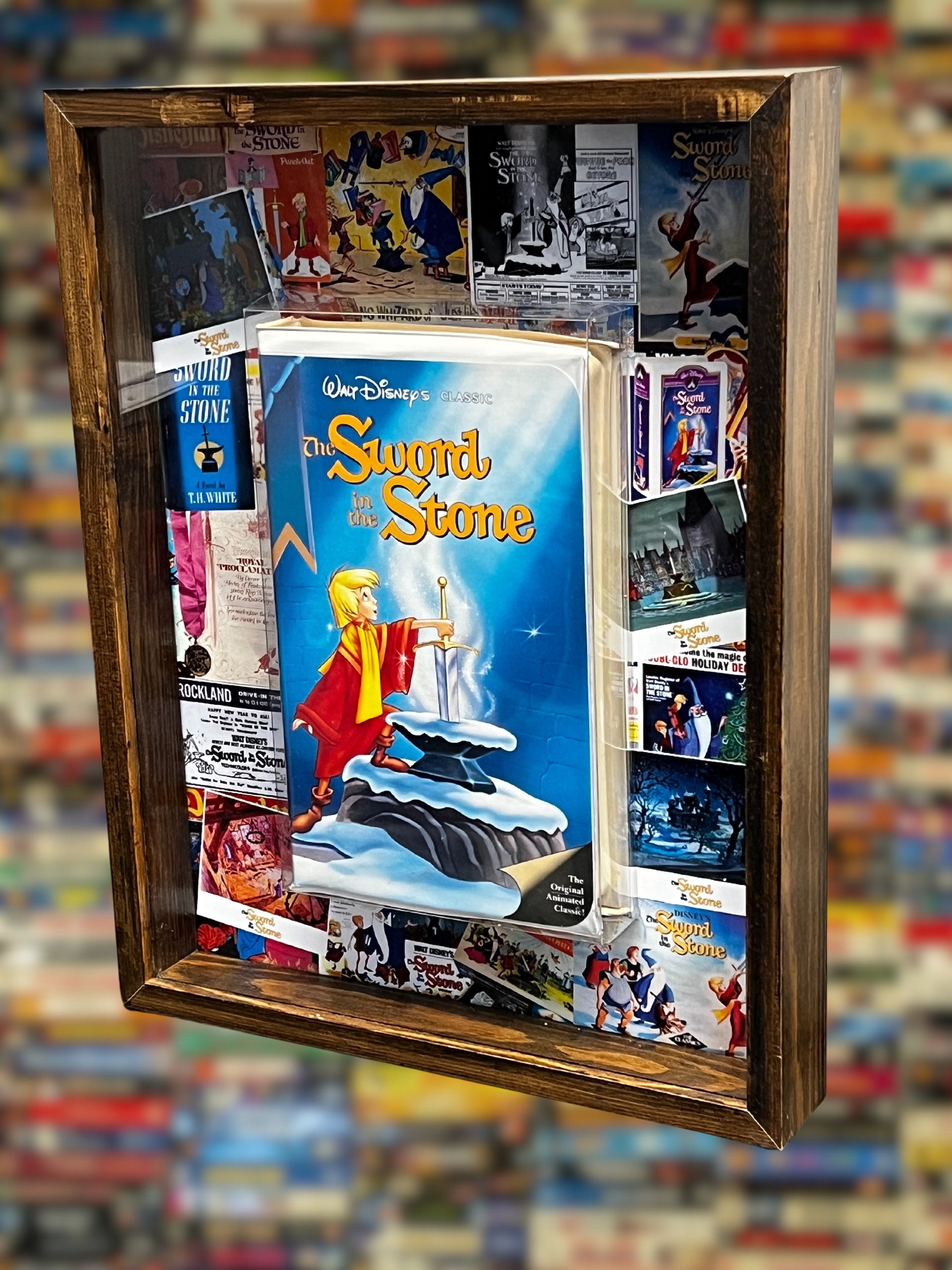 Sword in the Stone VHS Shadow Box - Etsy