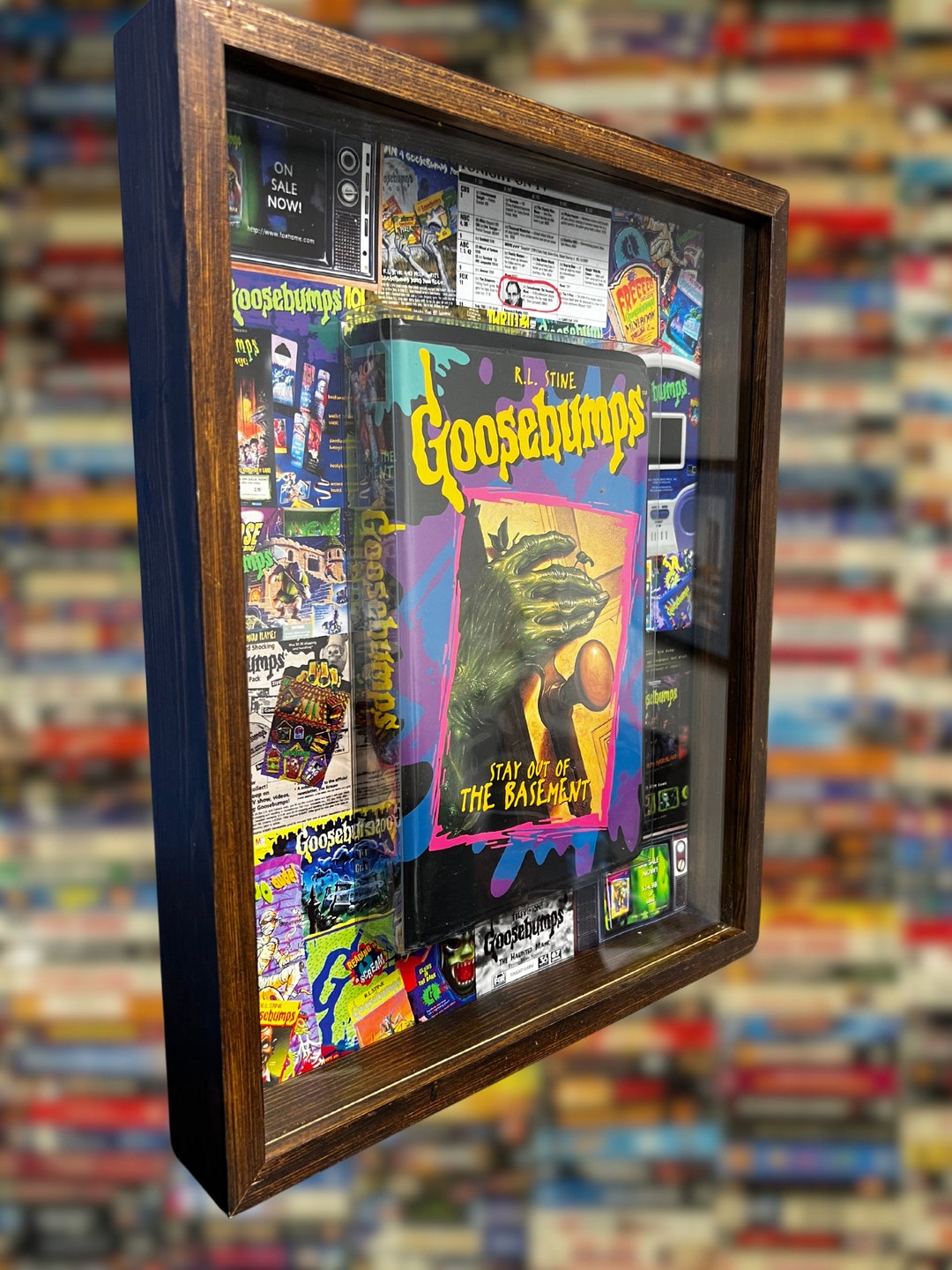 Goosebumps: Stay Out of the Basement VHS Shadow Box - Etsy