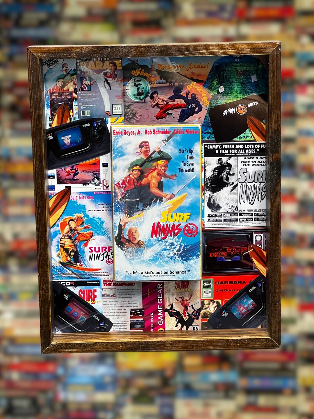 Surf Ninjas VHS Shadow Box - Etsy