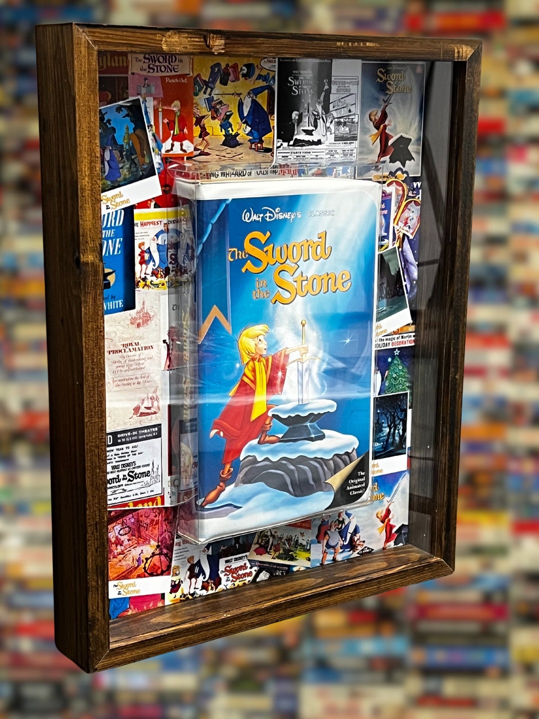 Sword in the Stone VHS Shadow Box - Etsy