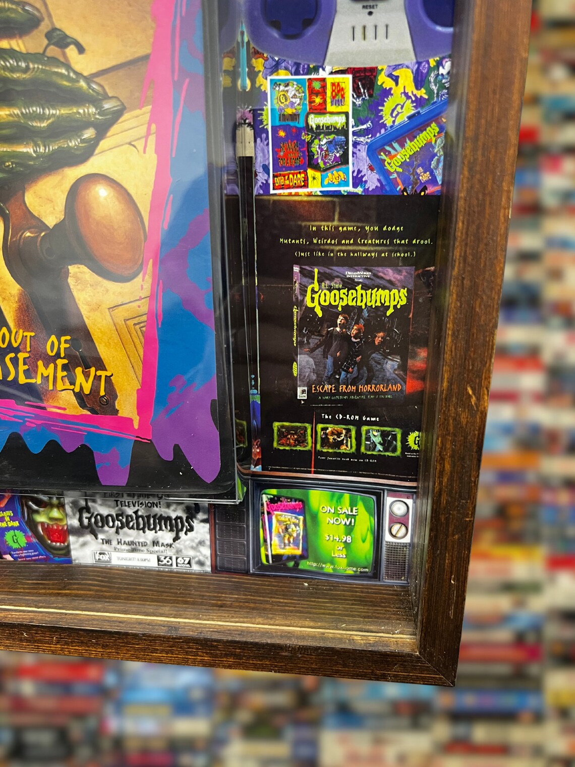 Goosebumps: Stay Out of the Basement VHS Shadow Box - Etsy