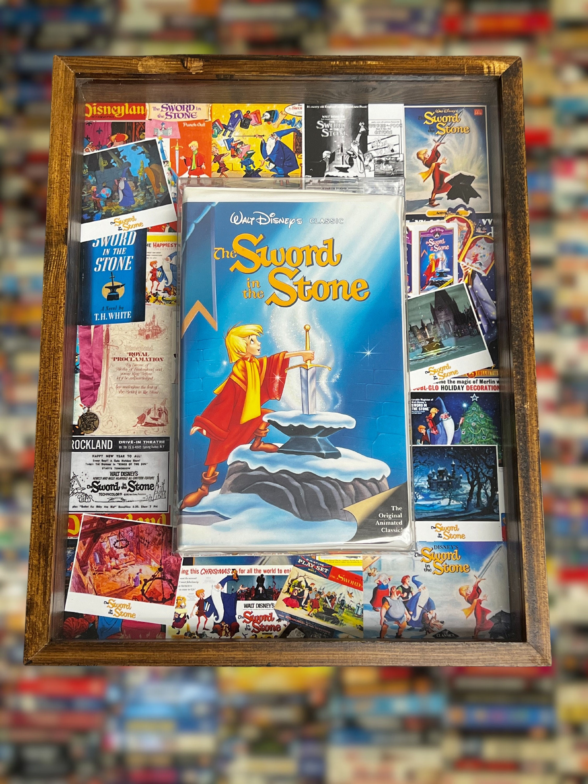 Sword in the Stone VHS Shadow Box - Etsy