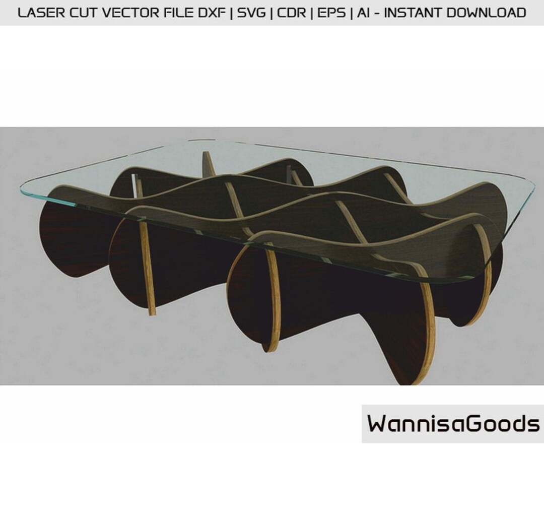 Laser Cut Puzzle Spiral Table Laser Cut Vector Furniture Cnc Laser Dxf ...