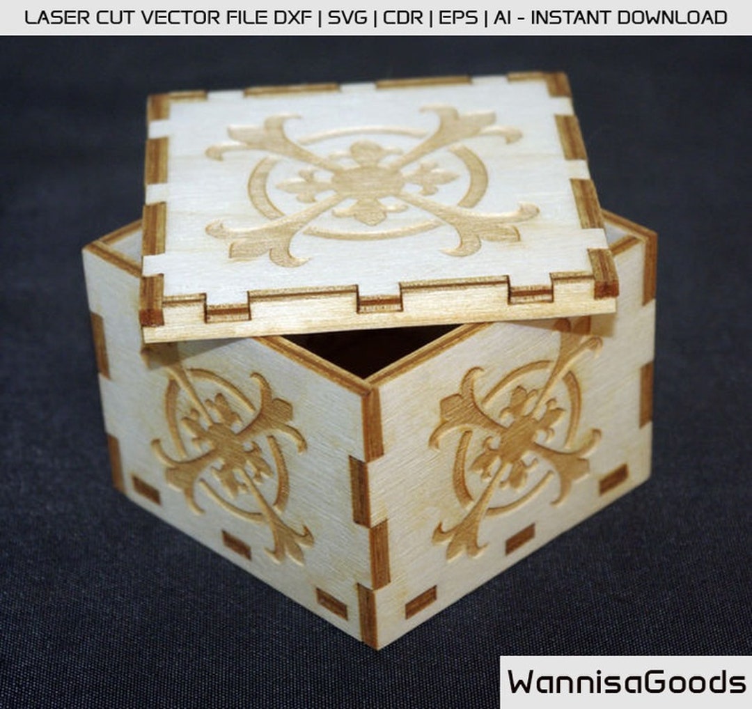 Laser Cut Puzzle Box Micro Dxf Files for Cnc Caskets and Boxes Laser ...