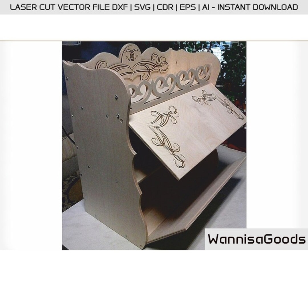 Laser Cut Puzzle Bread Box Laser Cut Plans Caskets and Boxes Digital ...