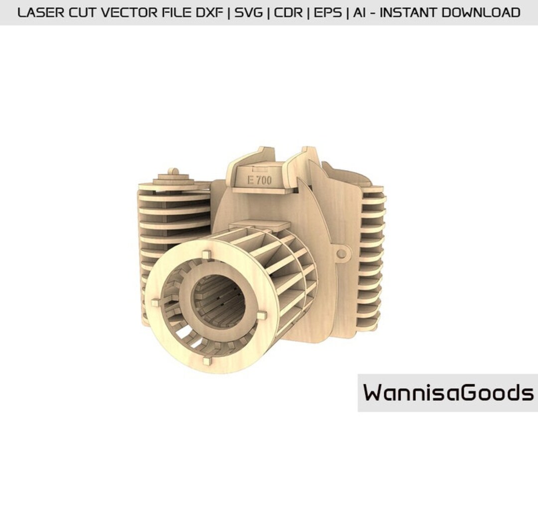 Laser Cut File Camera Laser Cut Patterns Different Vector Laser Cut ...