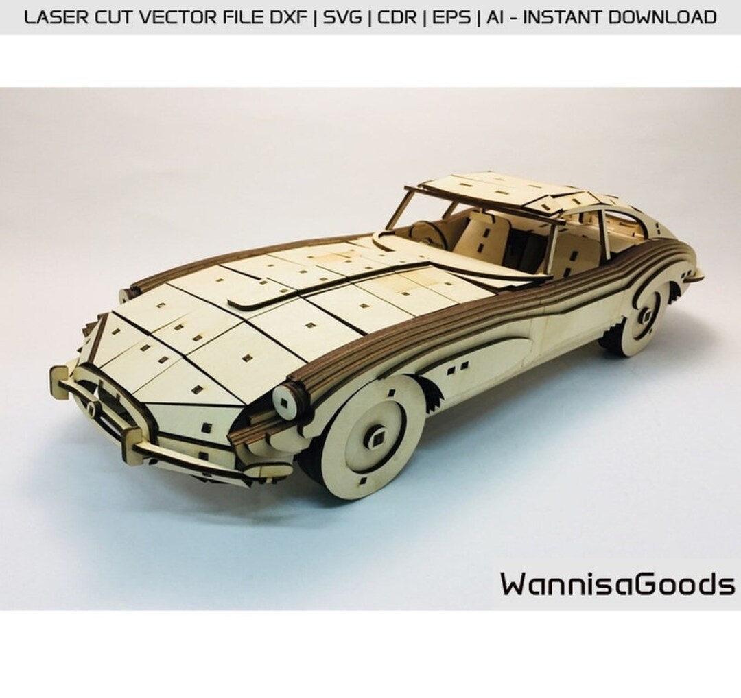 Laser Cut Puzzle Porsche 911 Model 1964 Laser Cut Svg Cars and Vehicles ...