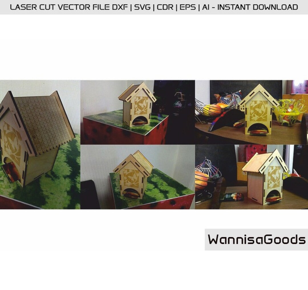 Laser Cut File Butterfly Tea House Cnc Pattern Tea Houses Glowforge ...
