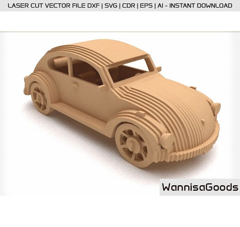 Laser Cut Puzzle Rare Car Laser Cut File Cars and Vehicles Cnc Files ...