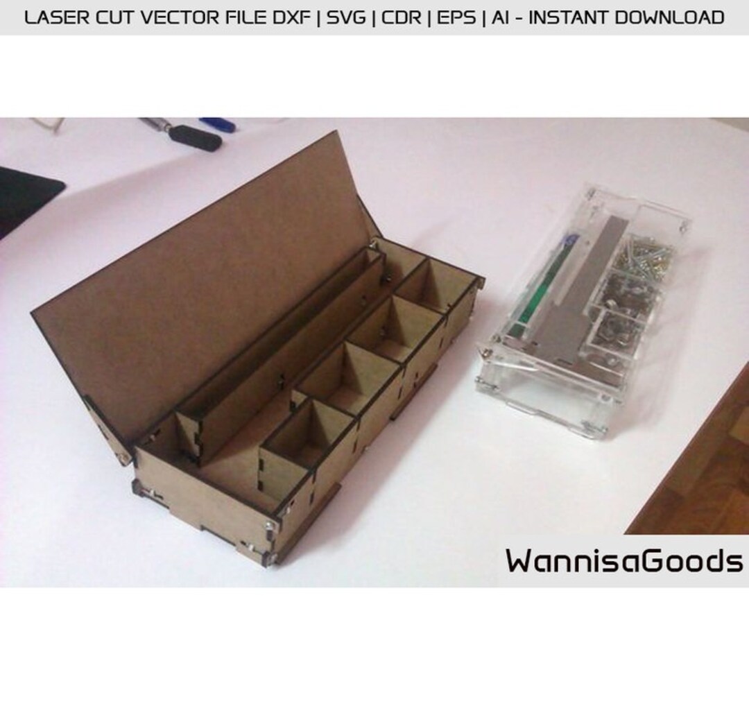 Laser Cut Puzzle Box for Bolts and Nuts Cnc Laser Caskets and Boxes Cnc ...