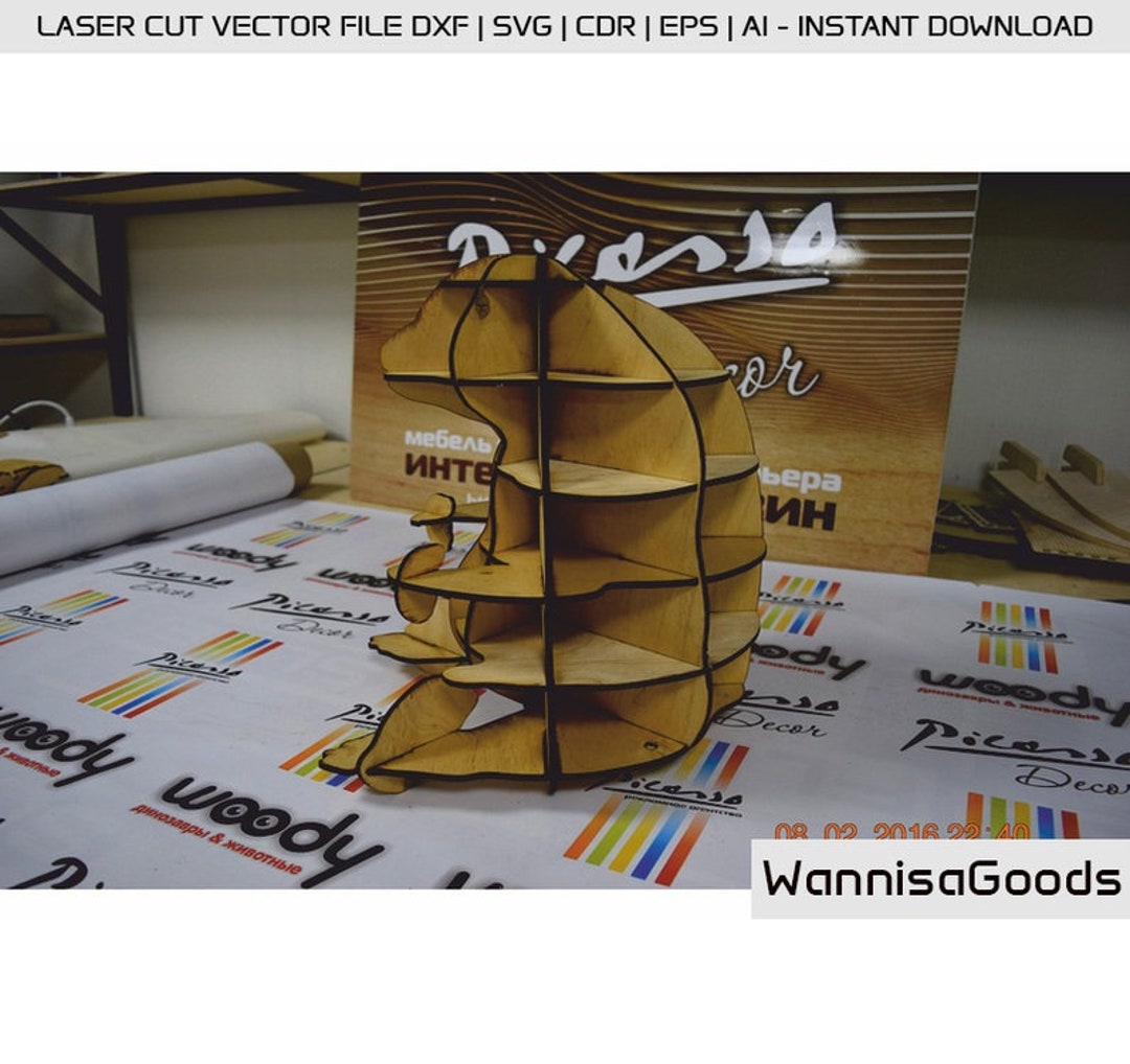 Laser Cut Puzzle Panda Cnc Patterns Animals Laser Cut Pattern Vector ...