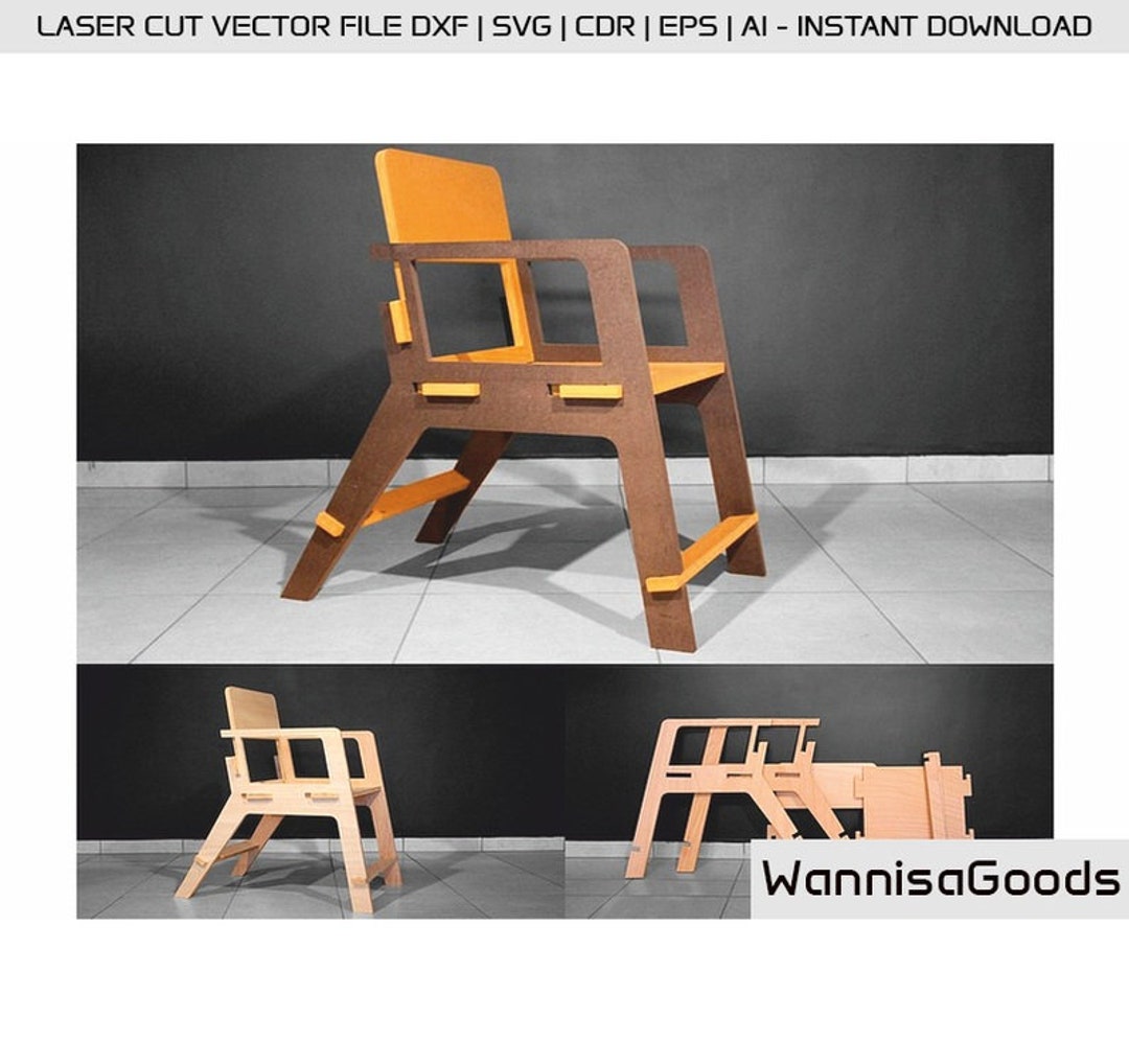 Laser Cut Puzzle Chair 15 Laser Engraving Furniture Laser Cut Puzzle 3d ...