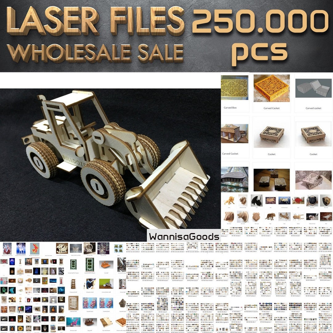 Laser Cut File Bulldozer Dxf Files for Cnc Cars and Vehicles Laser Cut ...