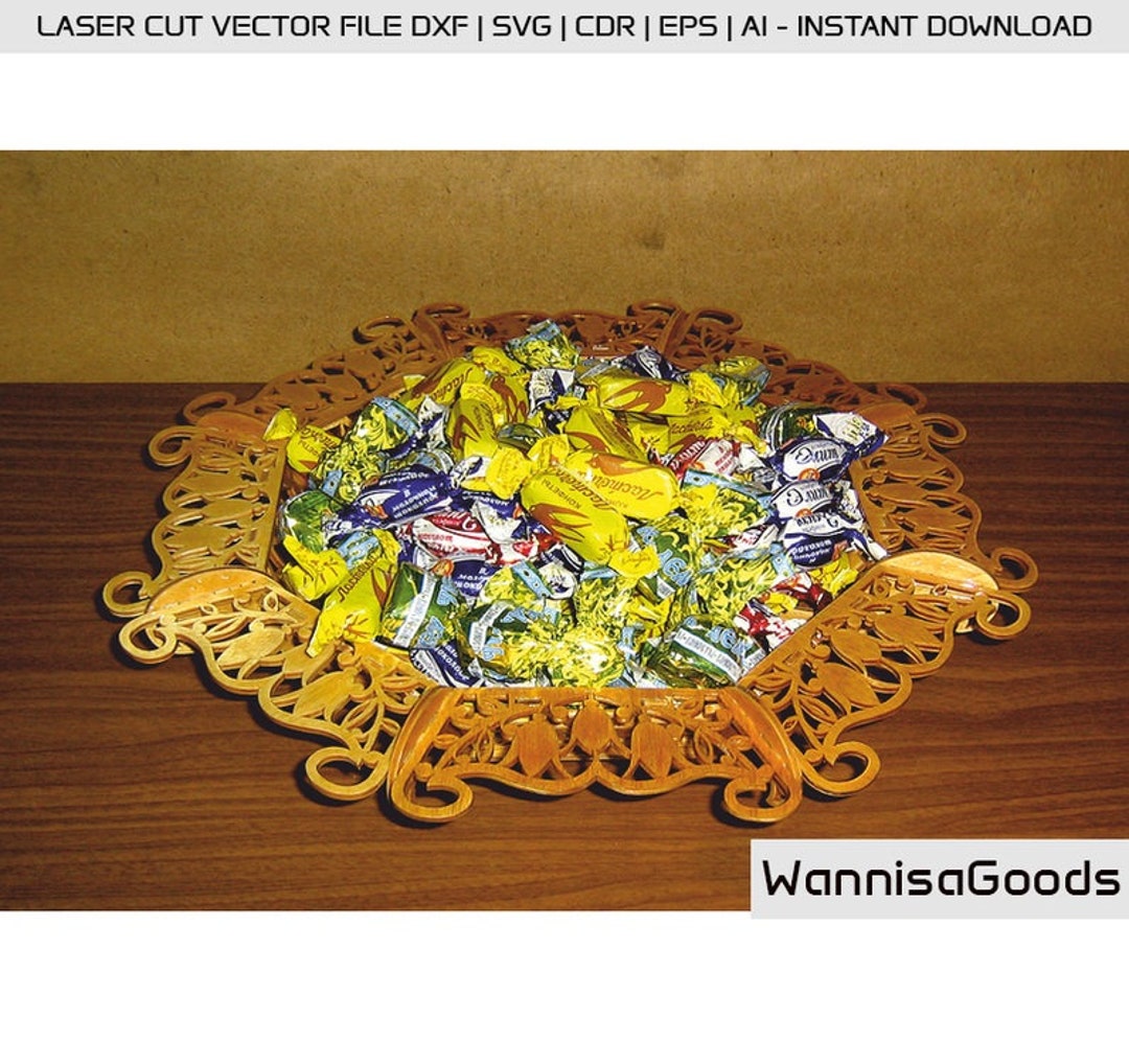 Laser Cut Puzzle Candy Box Lazer Cut Candy Canes Vector Plan Laser Cut ...