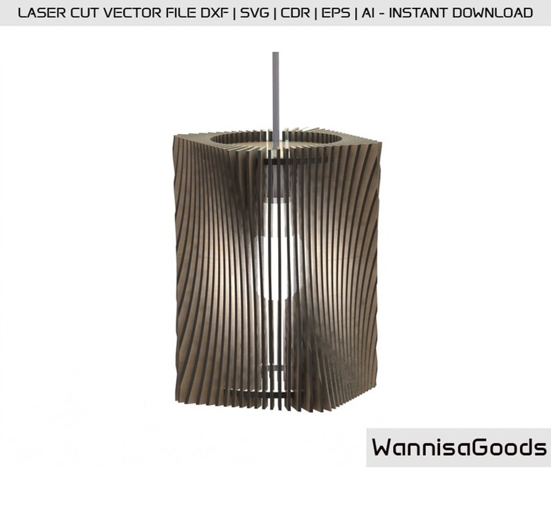 Laser Cut File Parametric Lamp Woodworking Plans Lamps Laser Cut Files ...