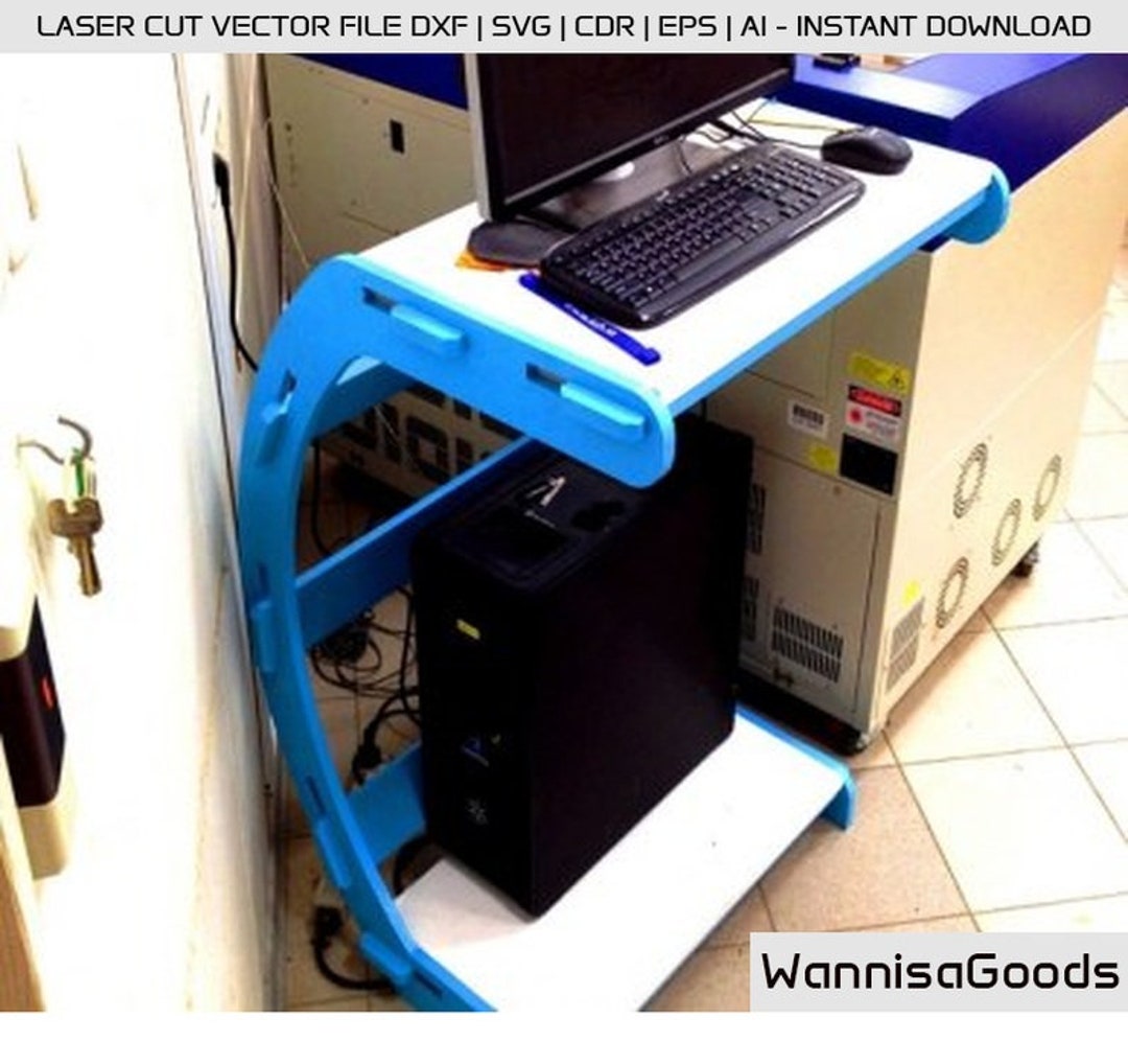 Laser Cut File Computer Stand Cnc Patterns Furniture Laser Cut Pattern ...