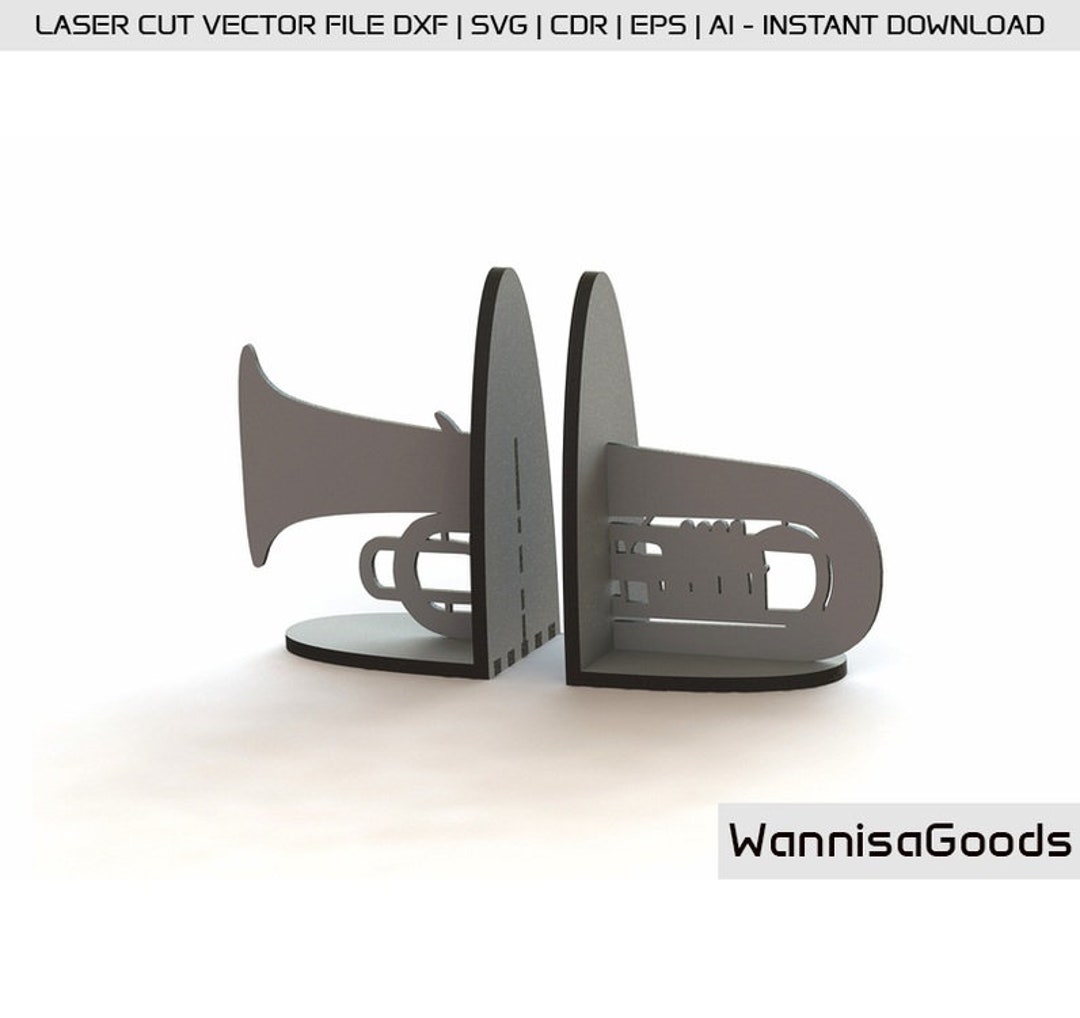 Laser Cut Puzzle Book Stoppers Trumpet Laser Cut Puzzle Coasters Cnc ...