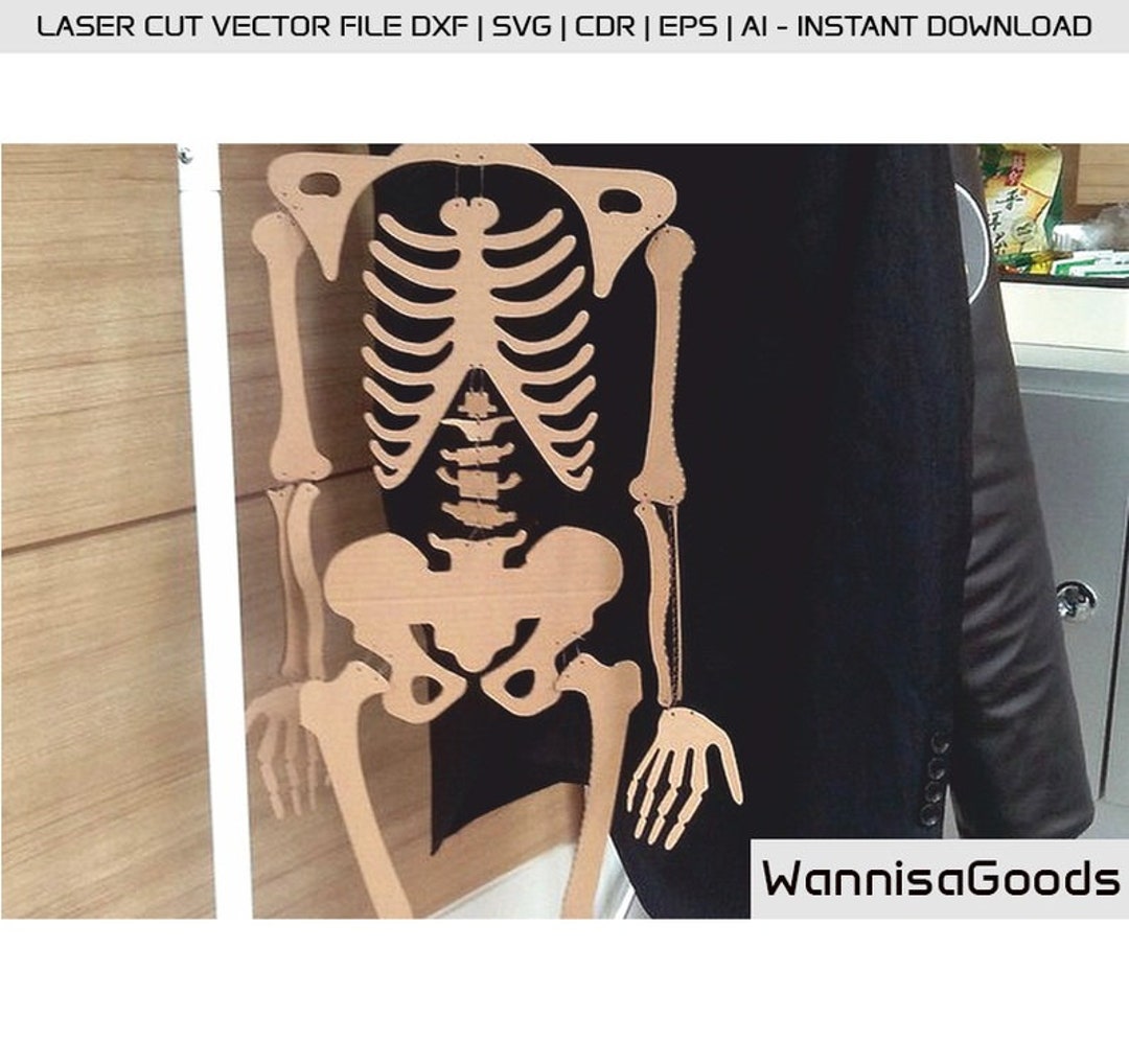 Laser Cut Puzzle Human Skeleton Laser Cut Dxf Animals Laser Cut Plans ...