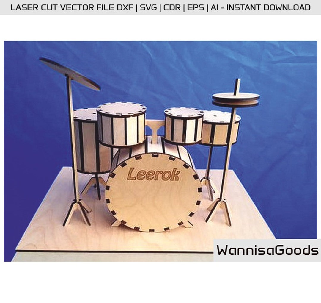 Laser Cut Puzzle Drums Dxf Files for Cnc Different Laser Cut Cnc Router ...