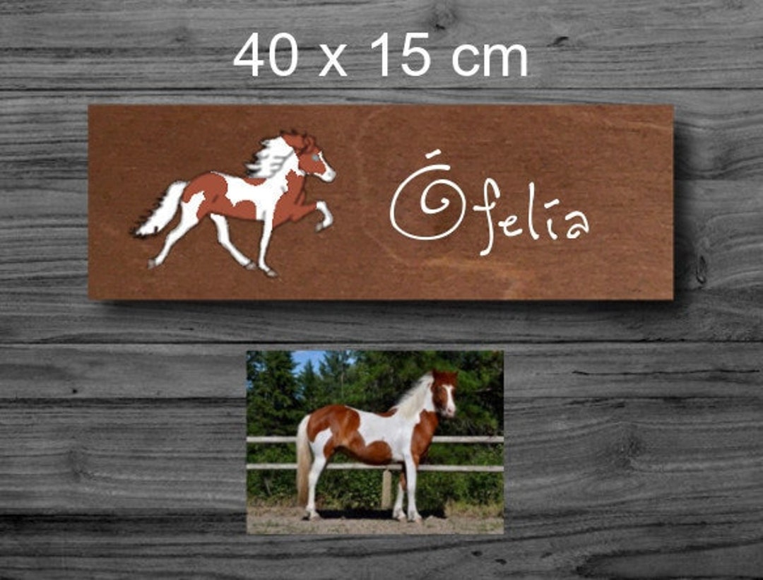 Custom Stall Sign photo 40x15cm - Etsy