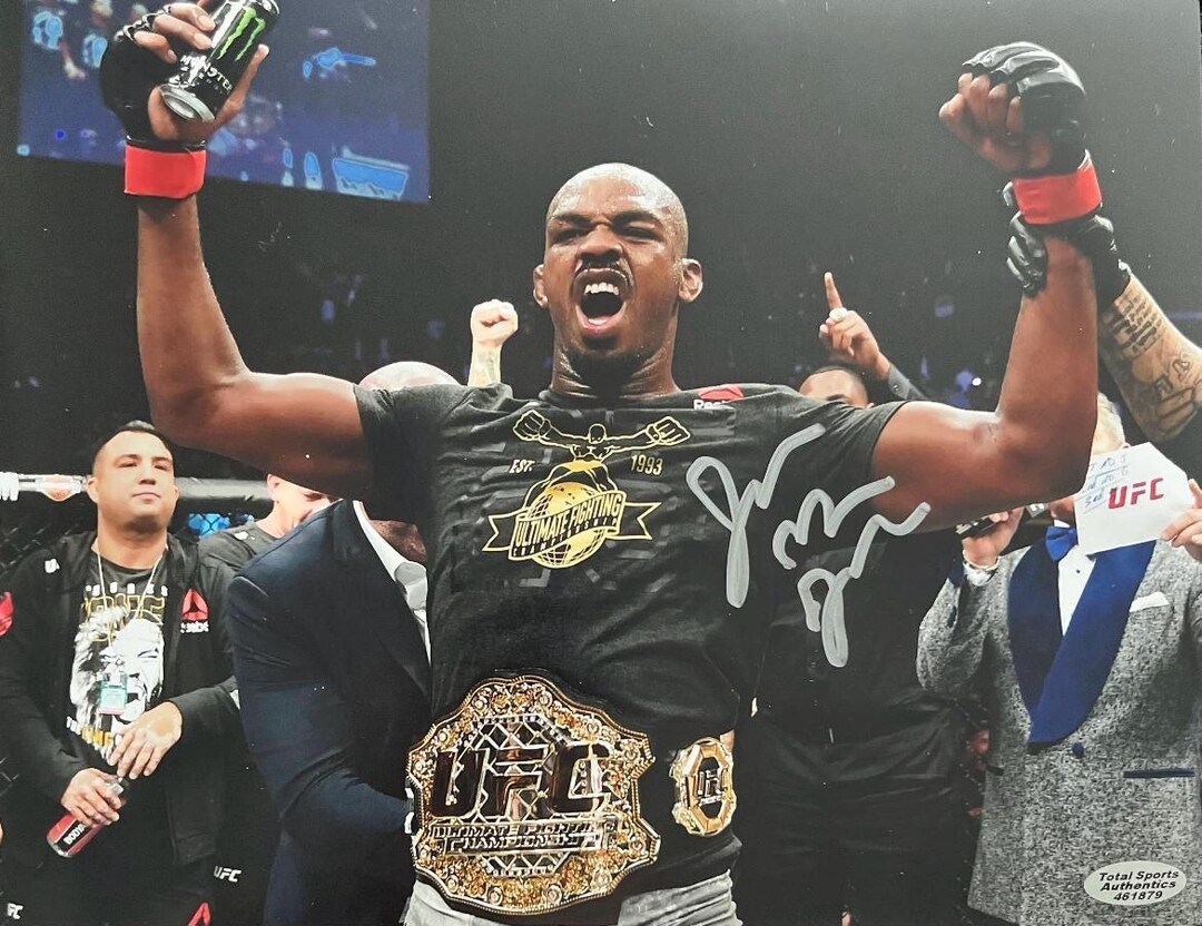 Jon Jones Signed 8x10 With Coa! - Etsy