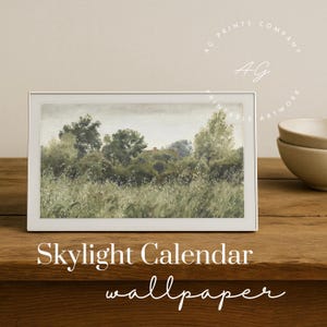 Skylight Calendar Wallpaper - Vintage Fields Screensaver, Skylight ...