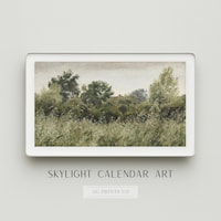 Skylight Calendar, Canva Template, Editable Digital Monthly Planner ...