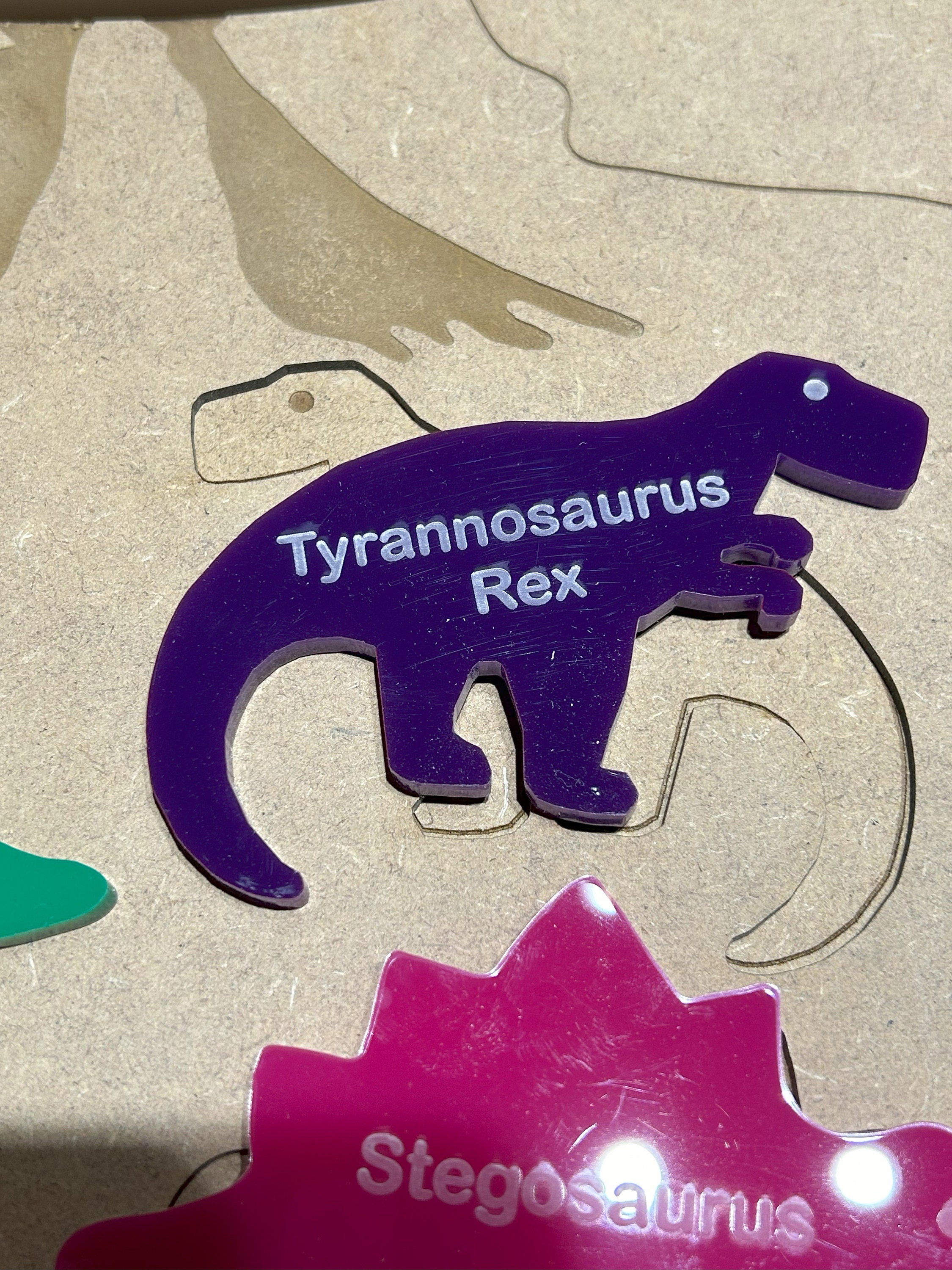 Dinosaurs a Fun Learning Insert / Board for Ikea Trofast Trays, to Fit ...
