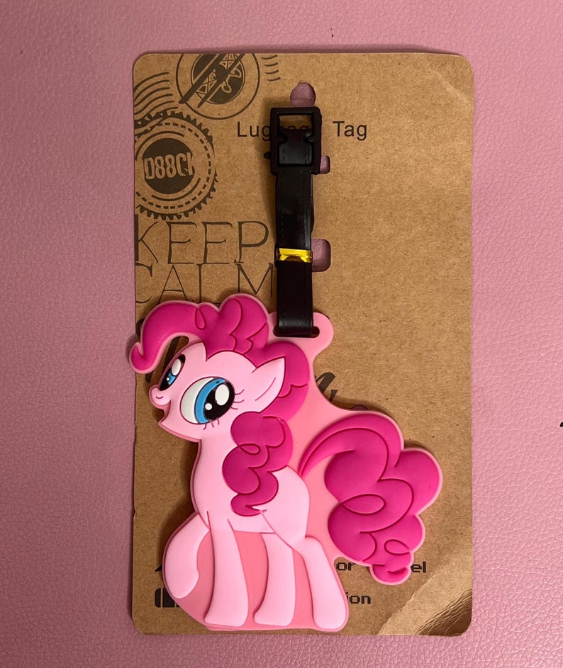 Luggage Bag Tag: My Little Pony, Rainbow Dash, Pinkie Pie - Etsy
