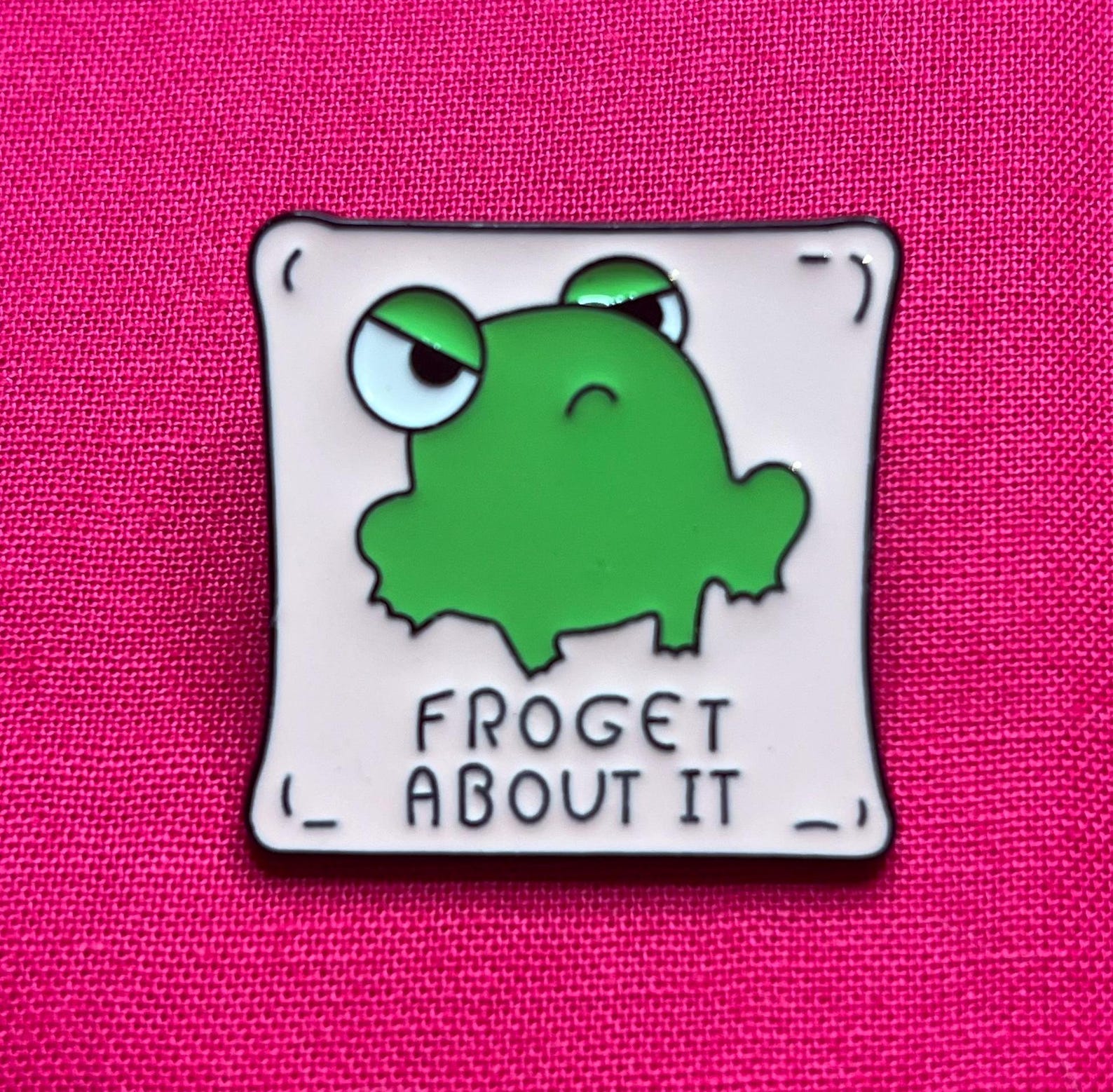 Cute Funny Frog Enamel Pin Badges: Frogs, Memes, Anime, Gift, Accessory ...