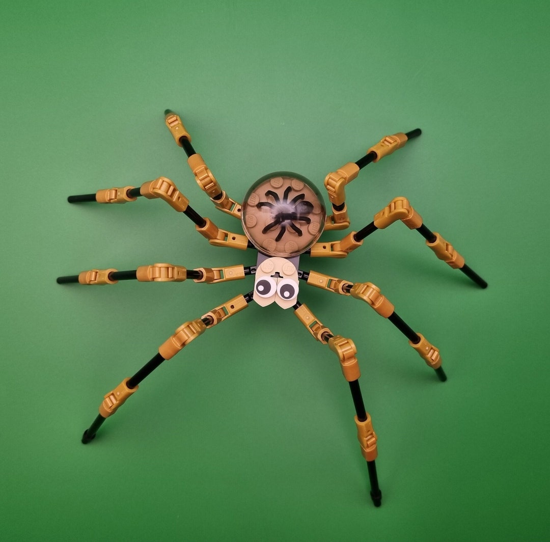 Large Spider Made From Original LEGO and GOBRICKS Interlocking Bricks ...