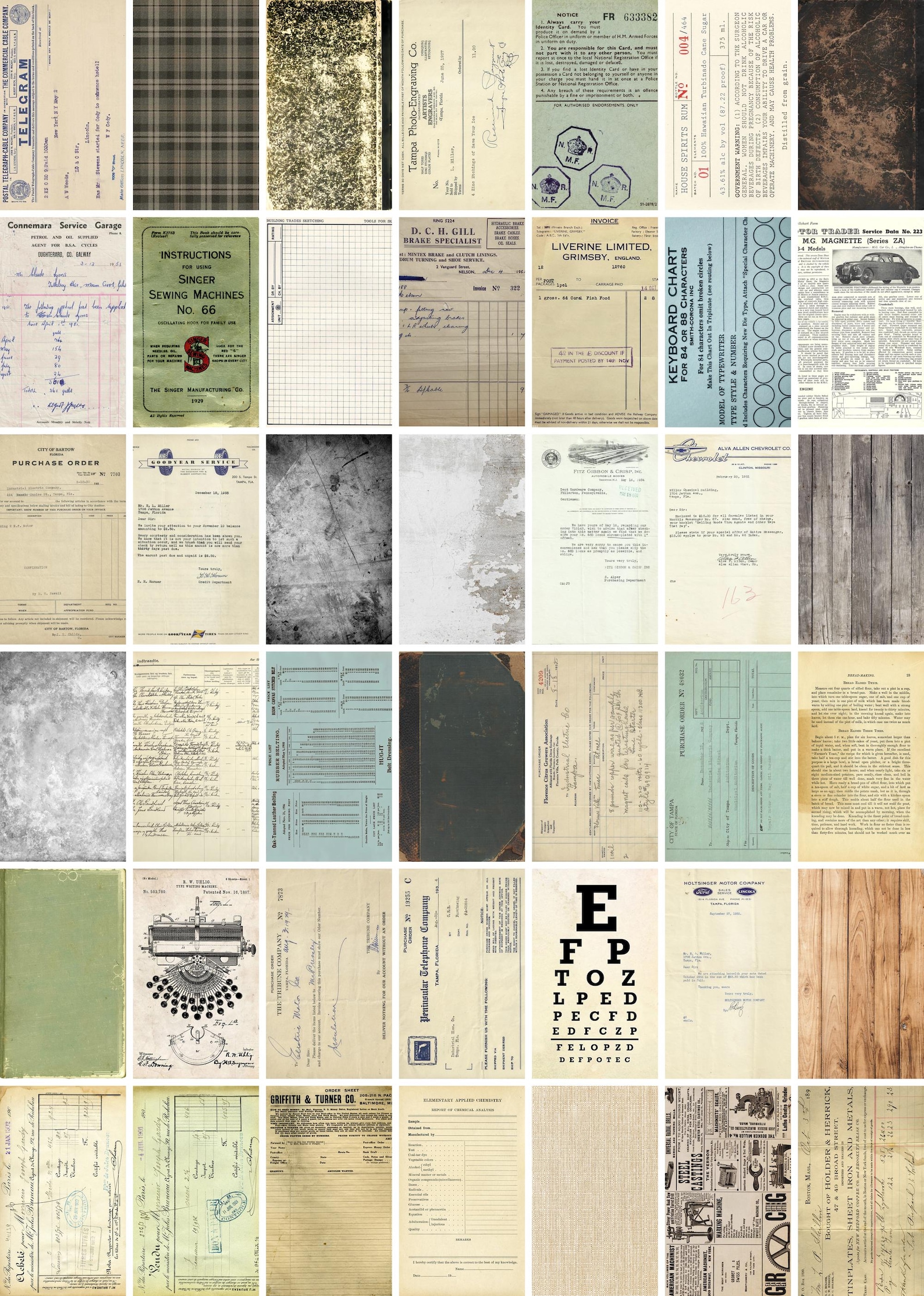 Vintage Backdrops VOLUME 2 - 42 Printable Background Papers for ...