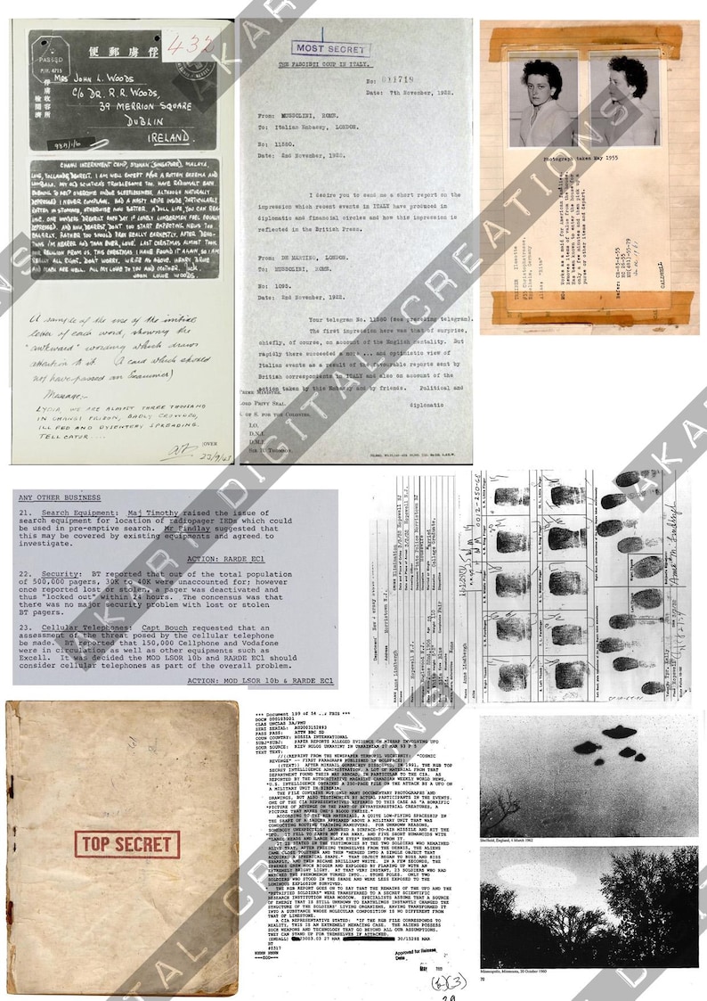 Cold War Secret Agent Spy Themed Junk Journal Kit, 9 Printable Pages A4 ...