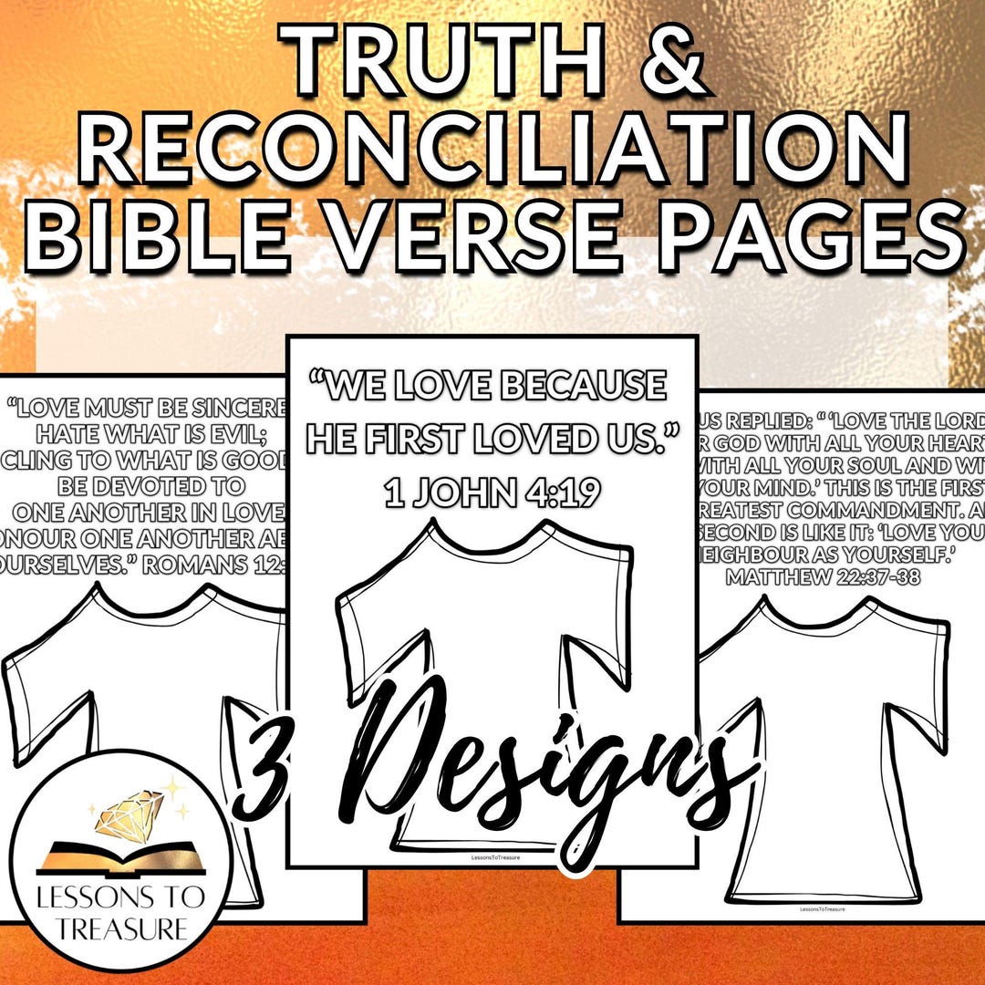 National Day Truth Reconciliation Bible Verse Shirts, Religious, Orange ...